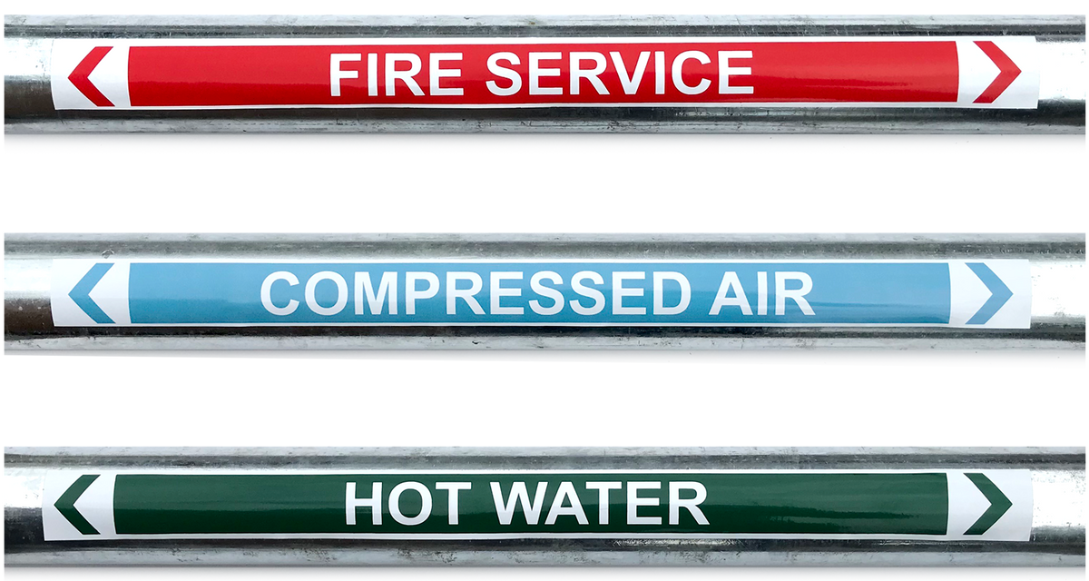 All About Pipe Markers — Safetysigns.com.au