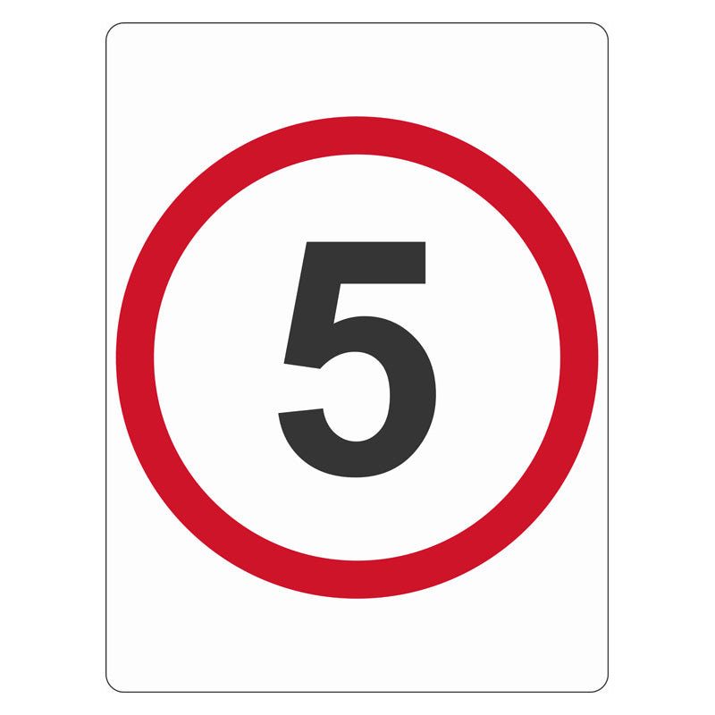 Traffic Sign - 5 KM (R4-1) — Safetysigns.com.au