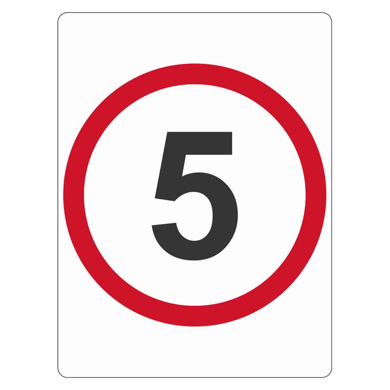 Traffic Sign - 5 KM (R4-1) — Safetysigns.com.au