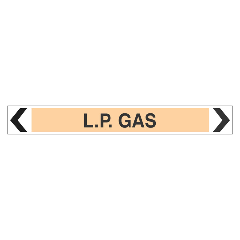 Pipe Marker - L.P. Gas — Safetysigns.com.au