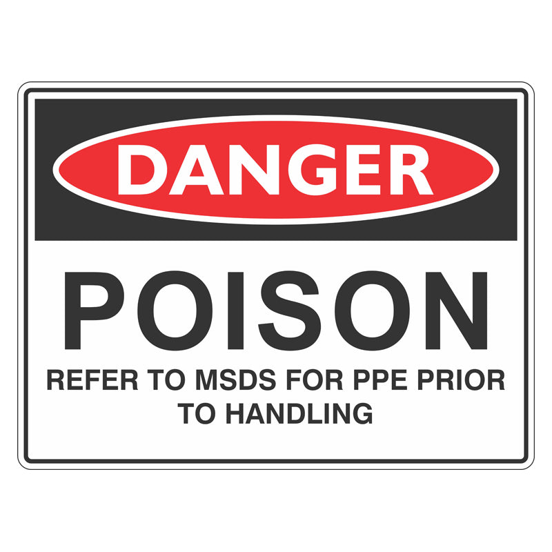 Danger Sign - Poison — Safetysigns.com.au