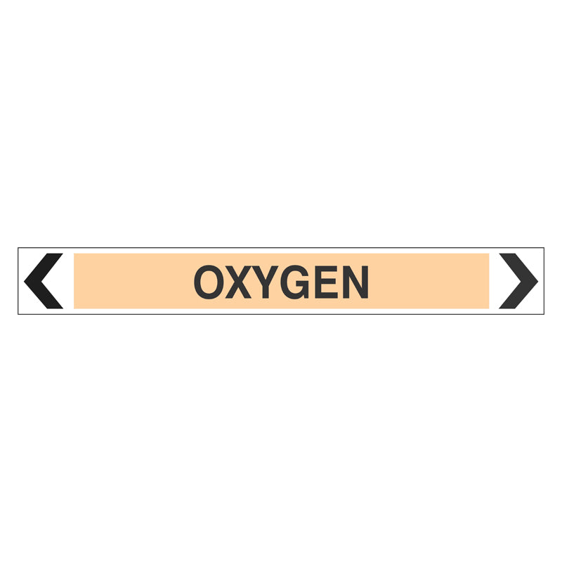 Pipe Marker - Oxygen – Safetysigns.com.au