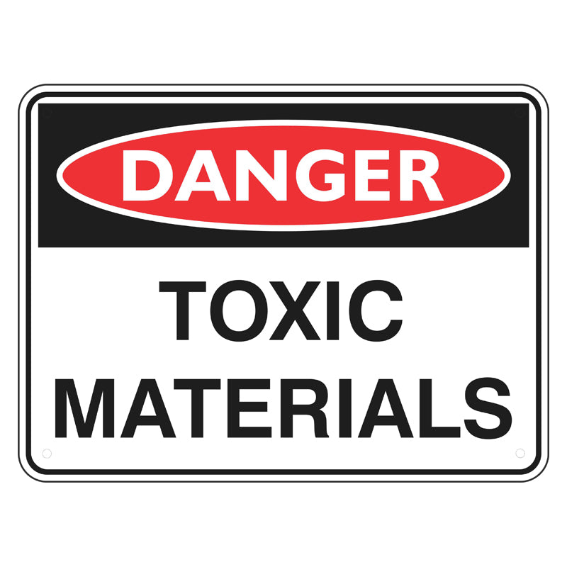 Danger Sign - Toxic Materials – Safetysigns.com.au