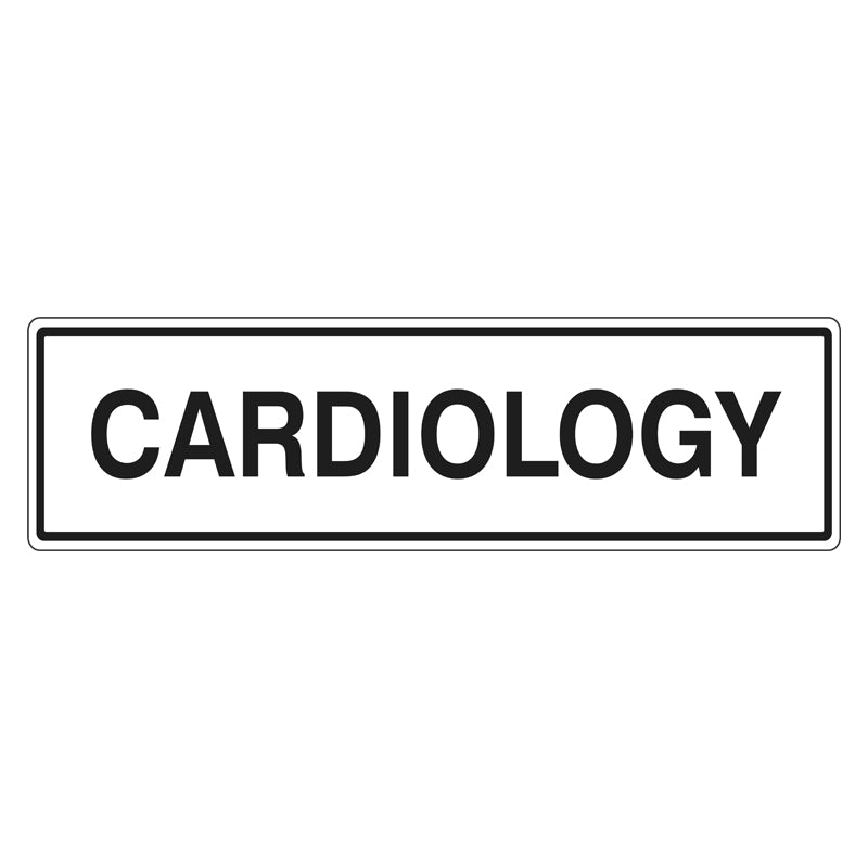 Cardiology Sign — Safetysigns.com.au