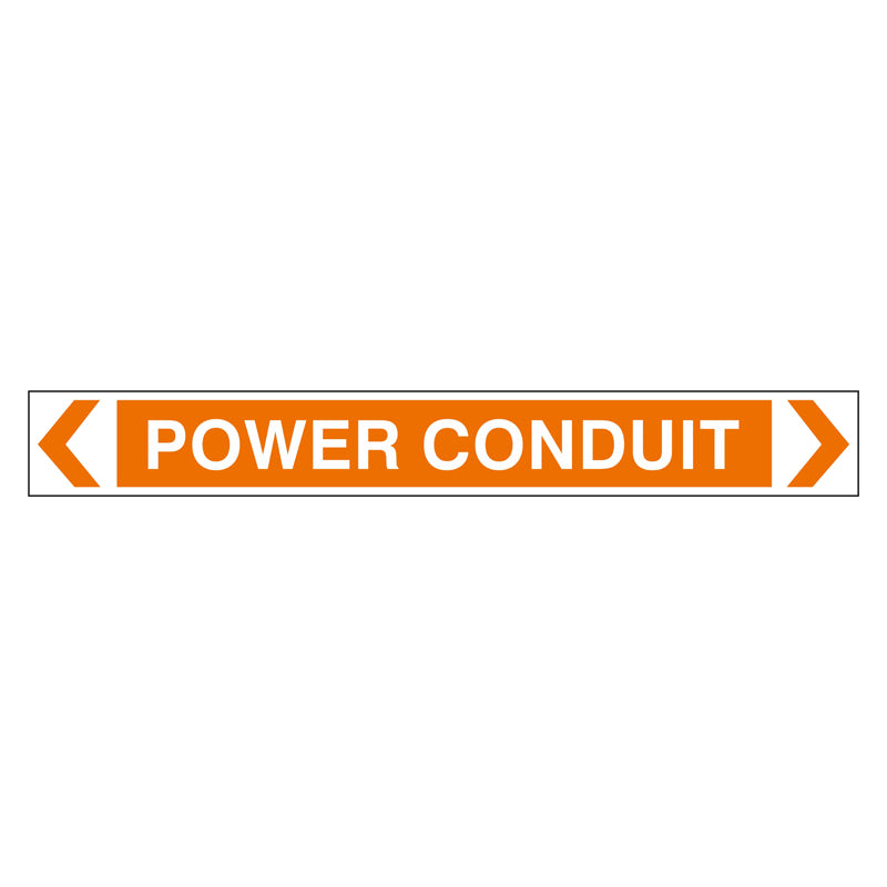 Pipe Marker - Power Conduit — Safetysigns.com.au