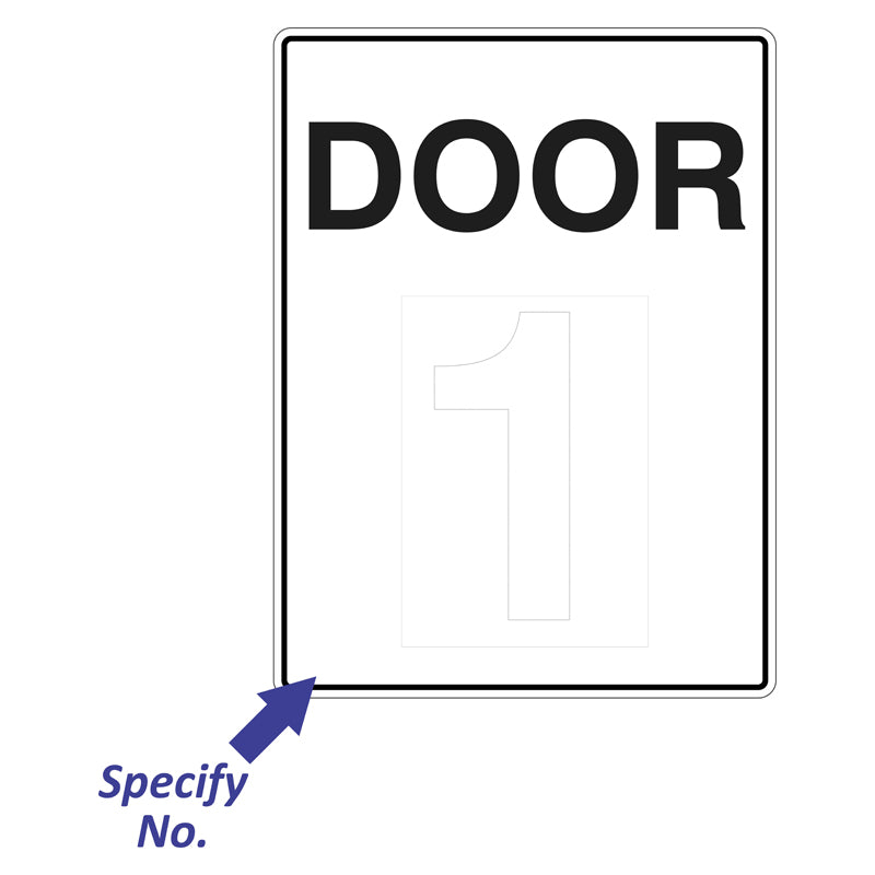 Door Number Sign – Safetysigns.com.au