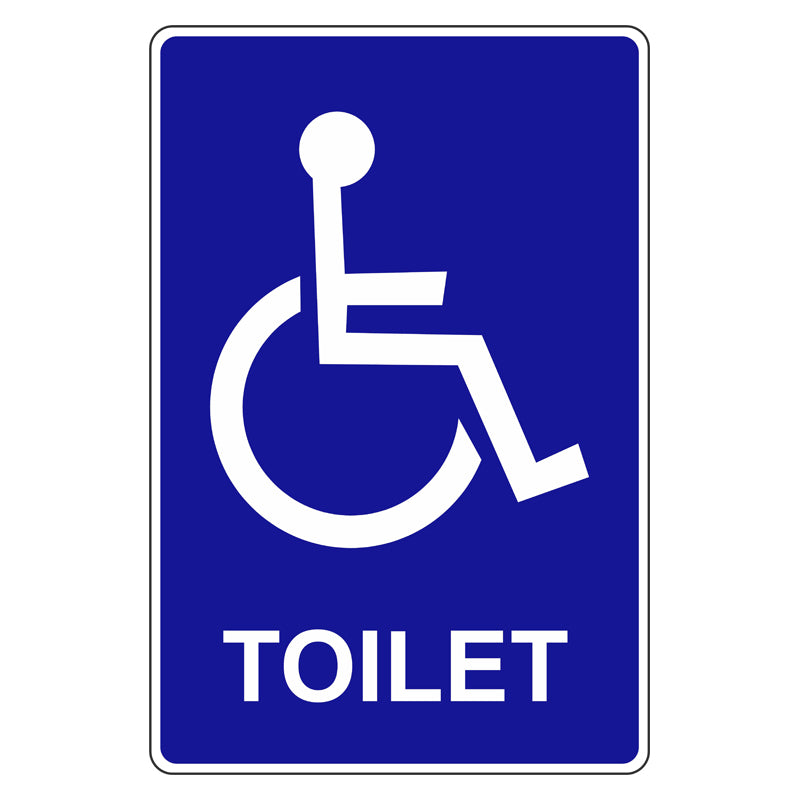 Handicap Toilet Stall Sign