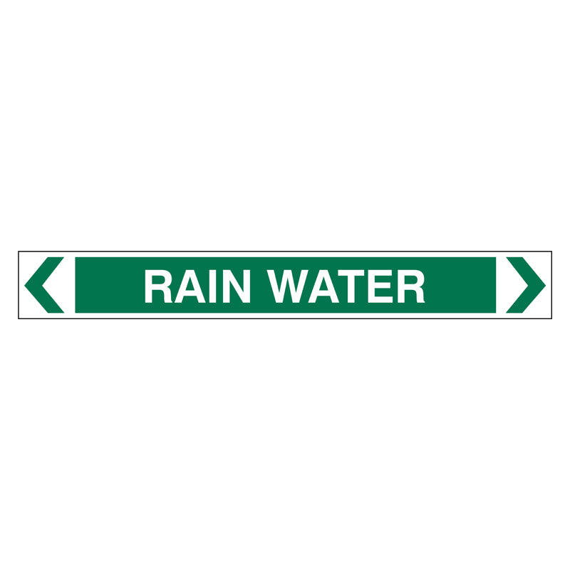 Pipe Marker - Rain Water — Safetysigns.com.au