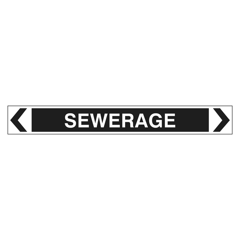 Pipe Marker - Sewerage — Safetysigns.com.au