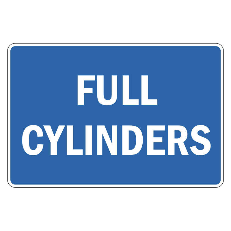 Full Cylinders Sign — Safetysigns.com.au
