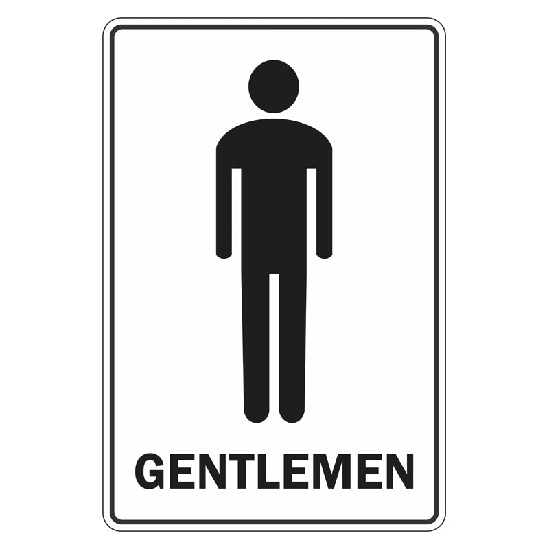 Gentlemen Sign – Safetysigns.com.au