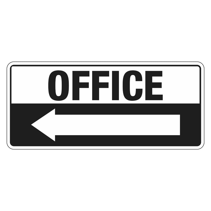 Office Sign Left Arrow — Safetysigns.com.au