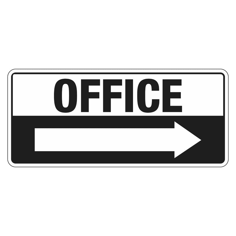 Office Sign Right Arrow – Safetysigns.com.au