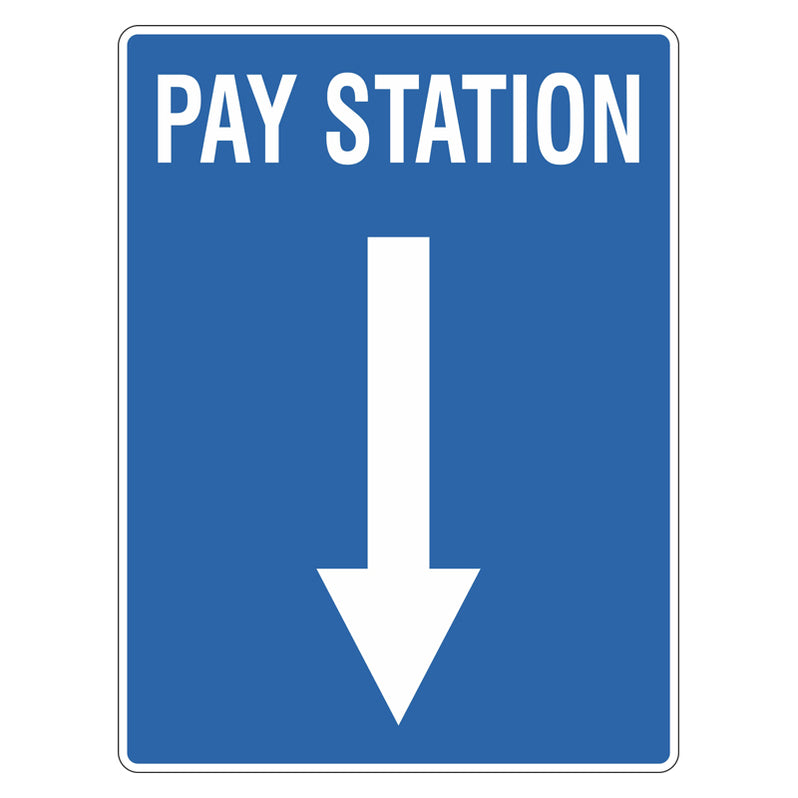 Pay Station Sign — Safetysigns.com.au