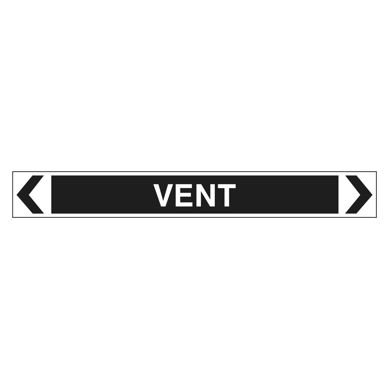 Pipe Marker - Vent — Safetysigns.com.au