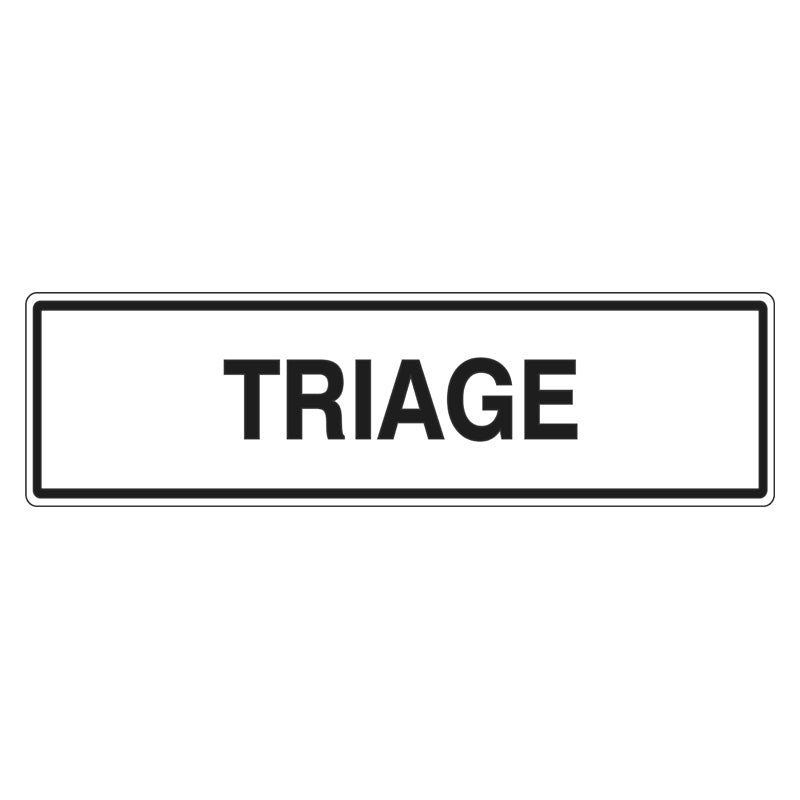 Triage Sign – Safetysigns.com.au