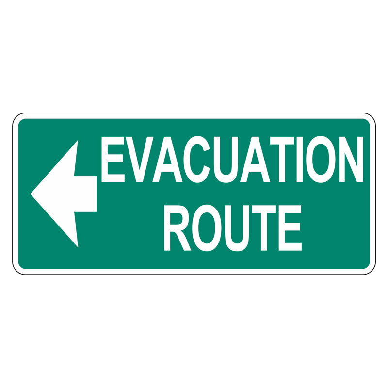 Evacuation Route Sign — Safetysigns.com.au