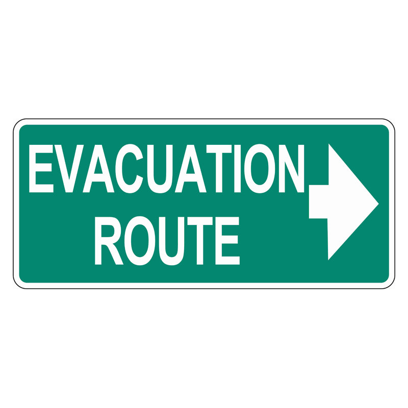 Evacuation Route Sign — Safetysigns.com.au