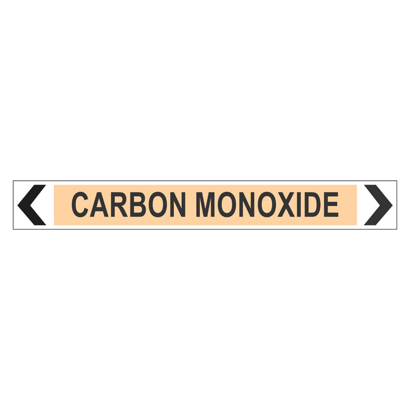 Pipe Marker - Carbon Monoxide — Safetysigns.com.au