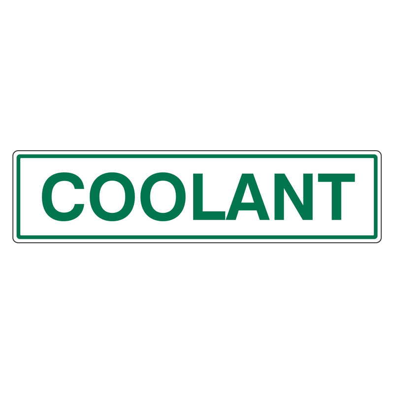 Hazchem Sign - Coolant — Safetysigns.com.au
