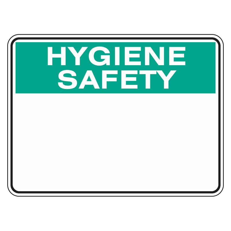Hygiene Sign - Blank (insert preferred wording) — Safetysigns.com.au