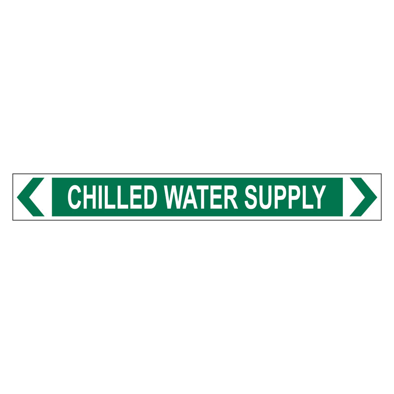 Pipe Marker - Chilled Water Supply – Safetysigns.com.au