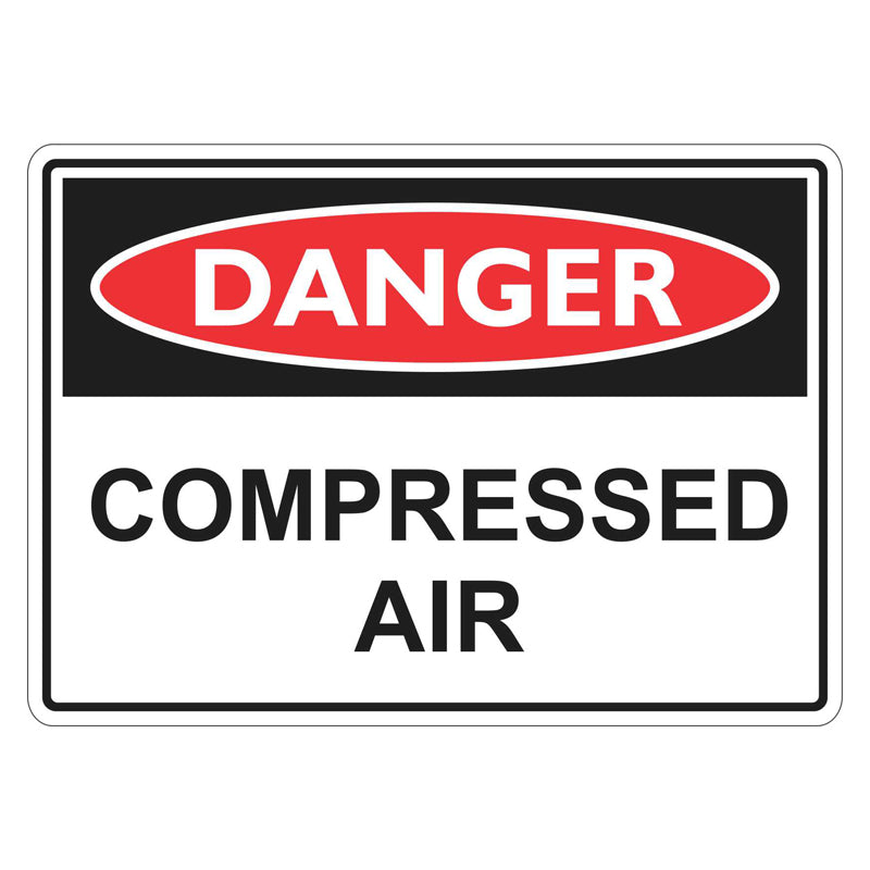 Danger Sign - Compressed Air – Safetysigns.com.au