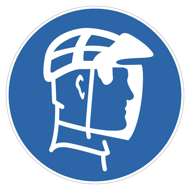 Mandatory Sign - Face Shield — Safetysigns.com.au