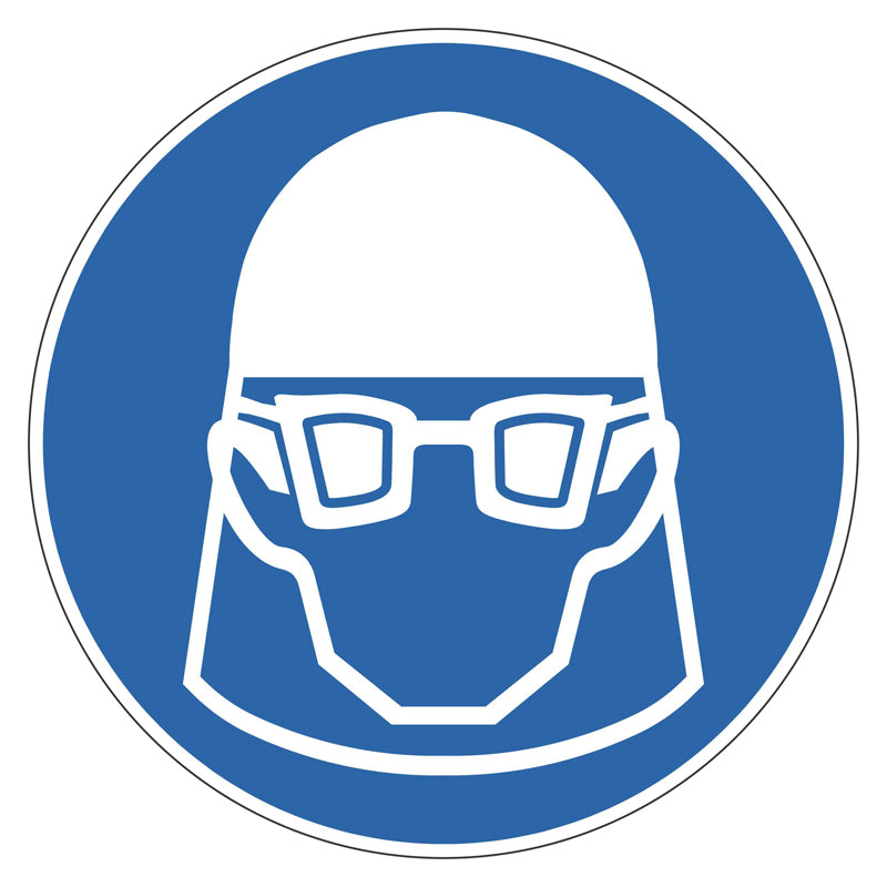 Mandatory Sign - Eye - Head Protection – Safetysigns.com.au