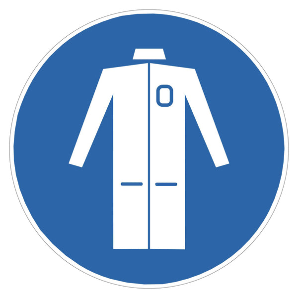 Lab Coat Safety Signs Symbols