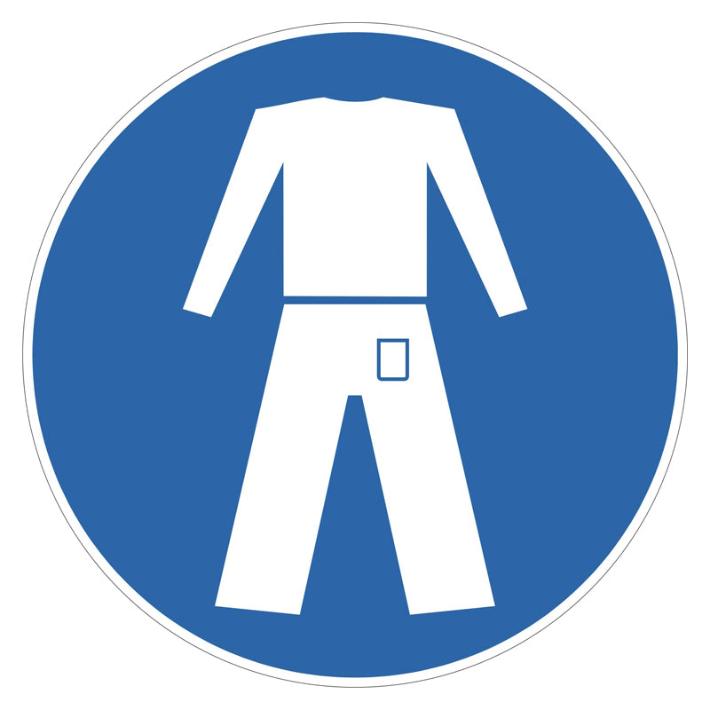 Mandatory Sign - Shirt And Long Pants – Safetysigns.com.au