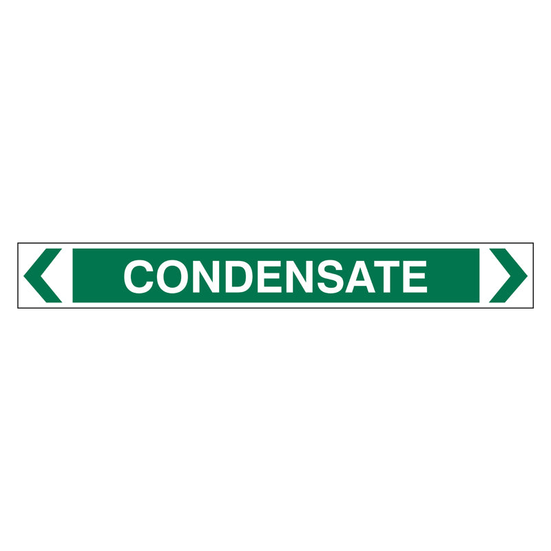 Pipe Marker - Condensate — Safetysigns.com.au