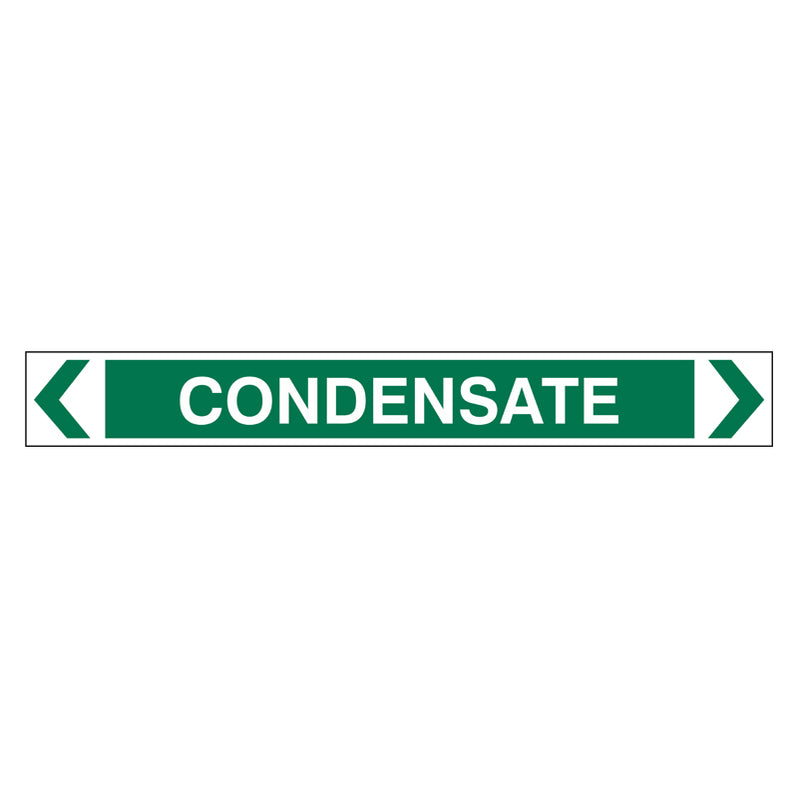 Pipe Marker - Condensate — Safetysigns.com.au