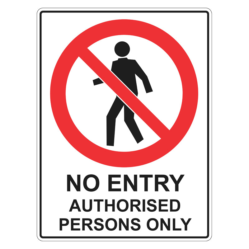 No Entry Sign in Australia | Buy Prohibition Signs Here – Safetysigns ...