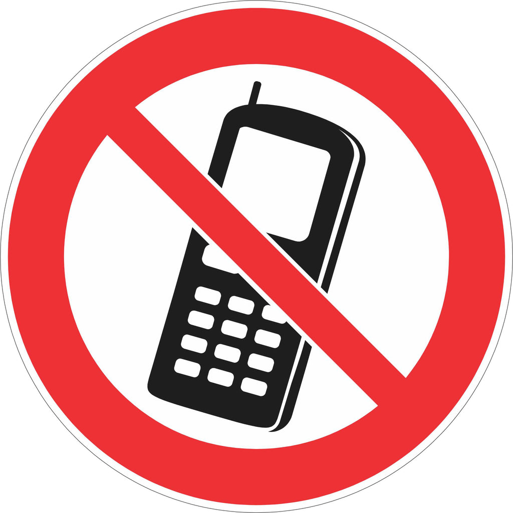 Prohibition Sign - No Mobile Phones – Safetysigns.com.au