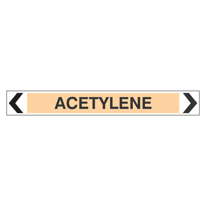 Pipe Marker - Acetylene — Safetysigns.com.au