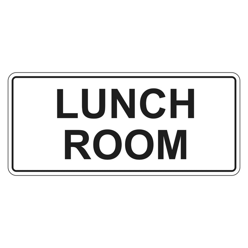 Construction Sign - Lunch Room — Safetysigns.com.au