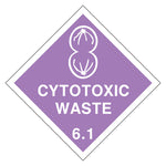 Hazchem Sign - 6.1 Cytotoxic Waste — Safetysigns.com.au