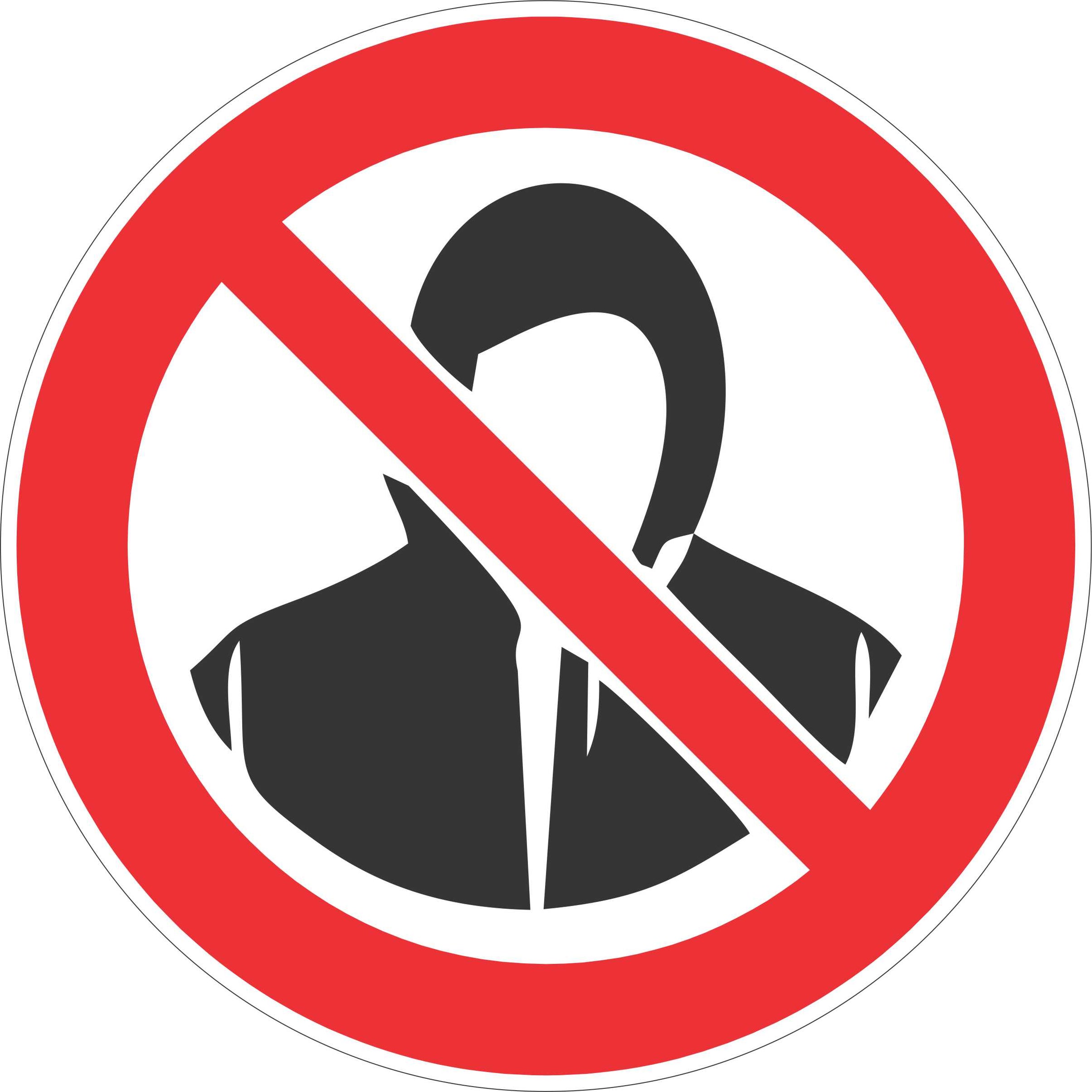 Prohibition Sign - No Hoodies — Safetysigns.com.au