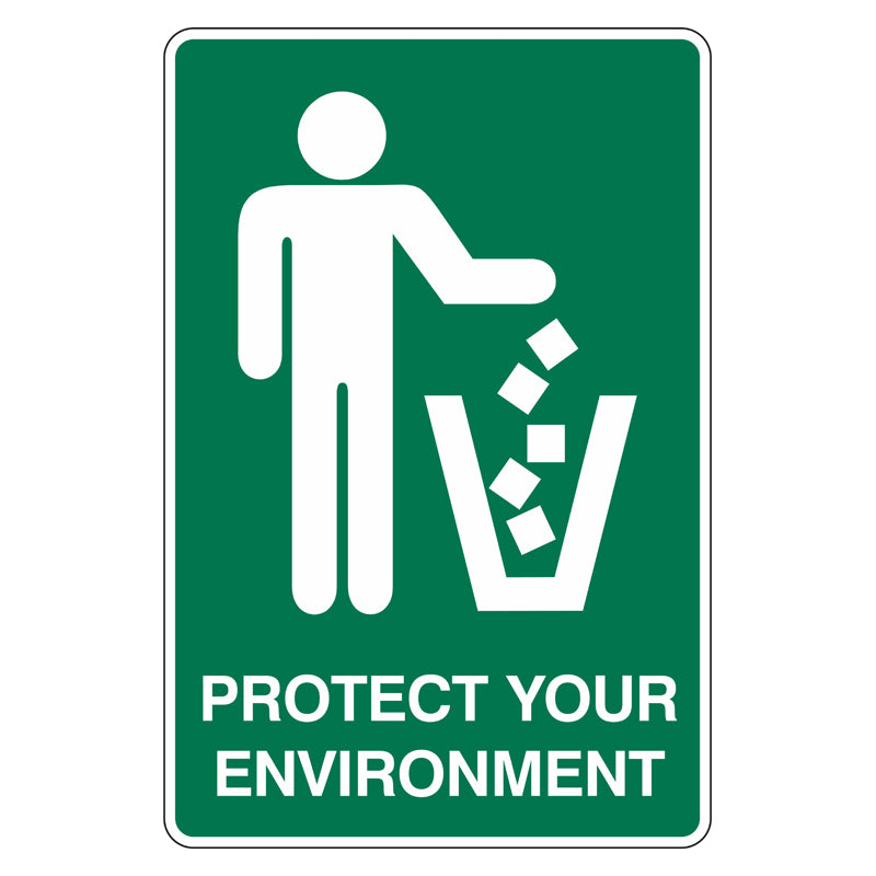 Recycling Sign - Protect Your Environment – Safetysigns.com.au