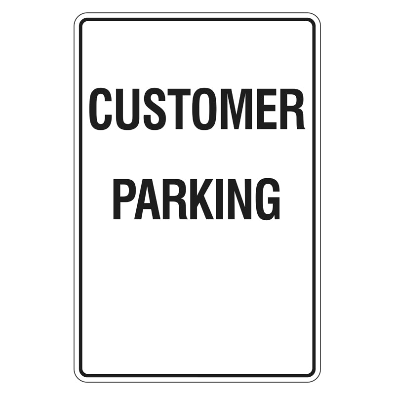Car Park Sign - Customer Parking — Safetysigns.com.au