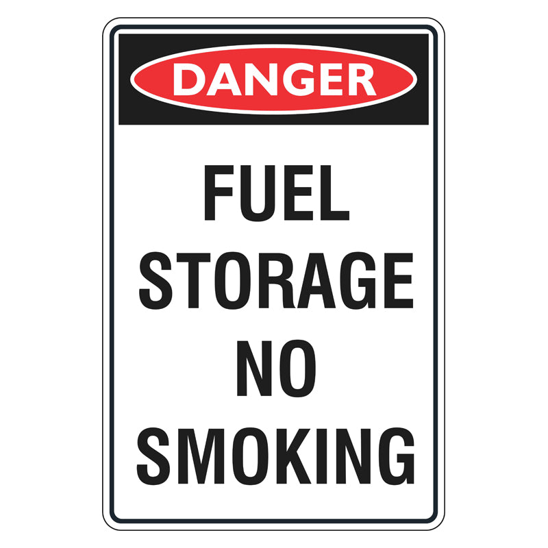 Danger Sign - Fuel Storage No Smoking — Safetysigns.com.au