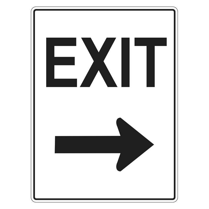 Car Park Sign - Exit — Safetysigns.com.au