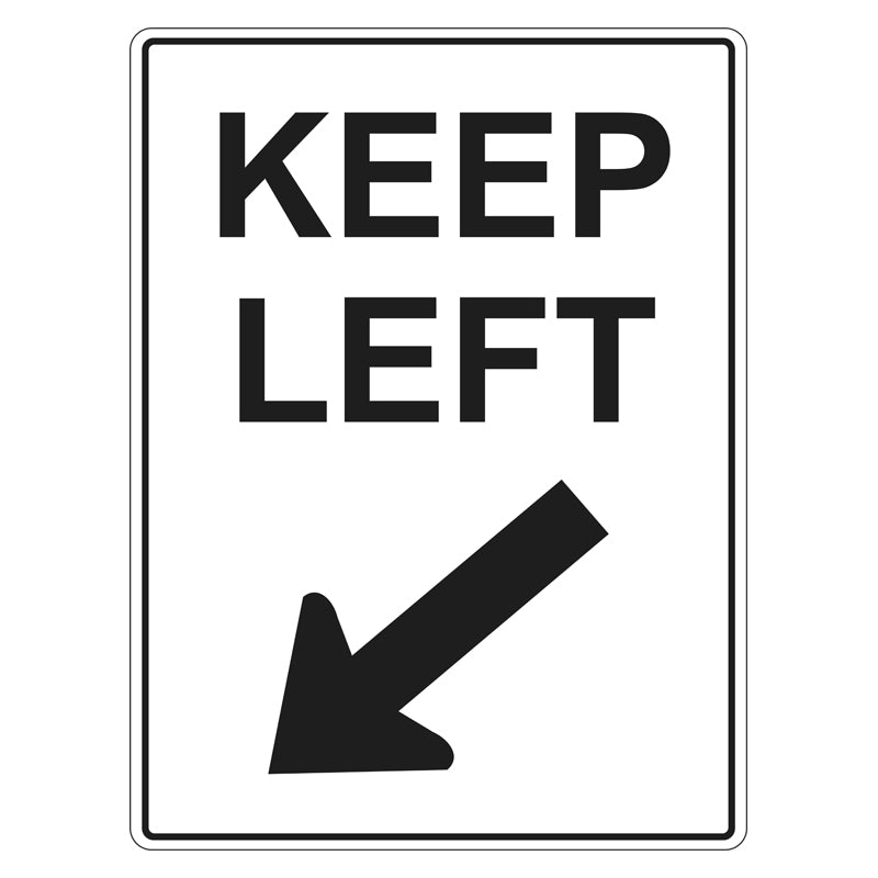 Car Park Sign - Keep Left – Safetysigns.com.au