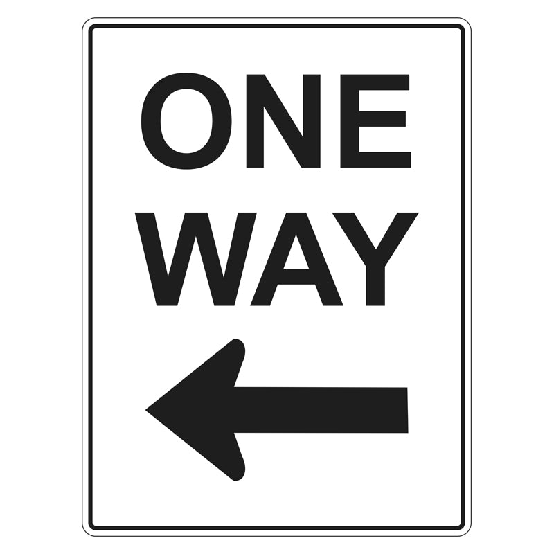 Car Park Sign - One Way — Safetysigns.com.au