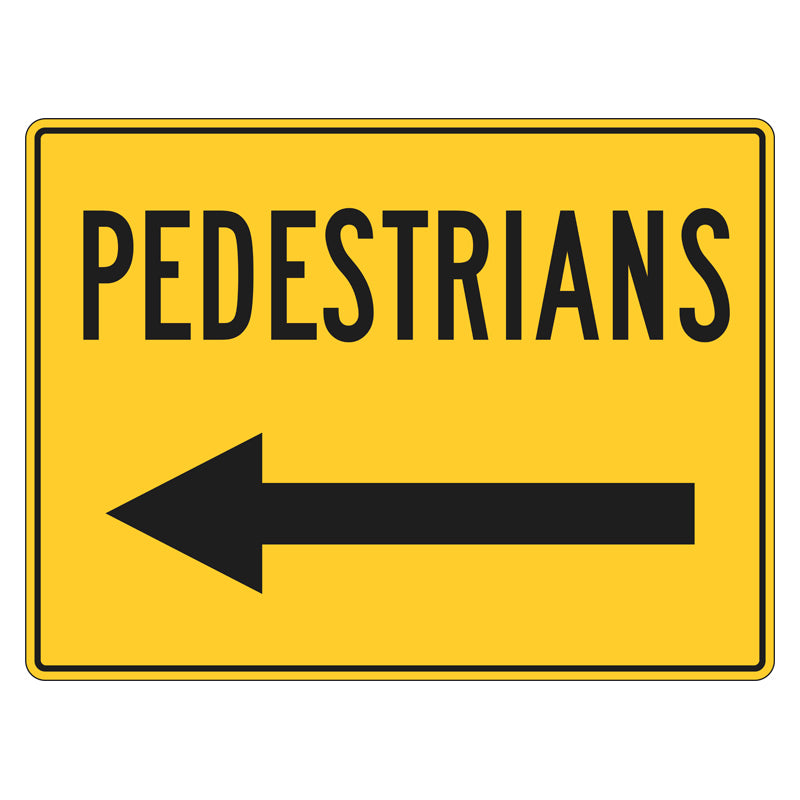 Pedestrian Sign — Safetysigns.com.au