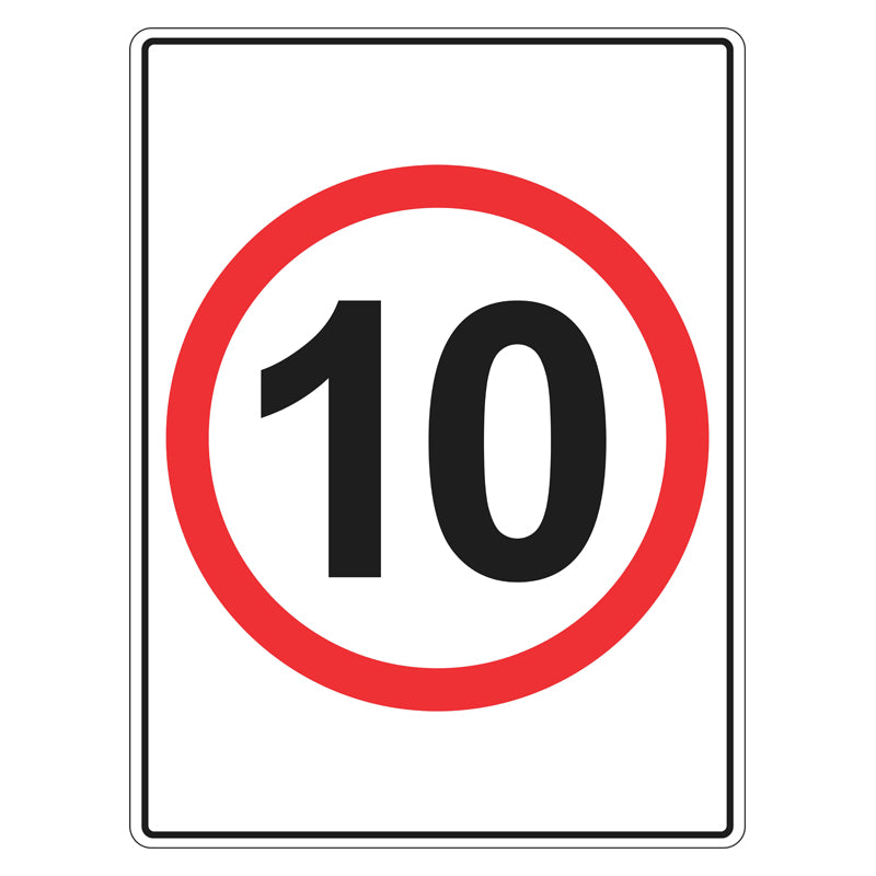 10km Speed Limit Sign in Australia — Safetysigns.com.au