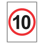 10km Speed Limit Sign in Australia — Safetysigns.com.au
