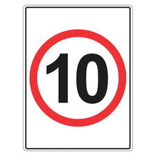 10km Speed Limit Sign in Australia — Safetysigns.com.au