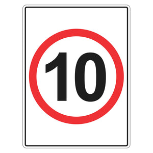 10km Speed Limit Sign in Australia — Safetysigns.com.au